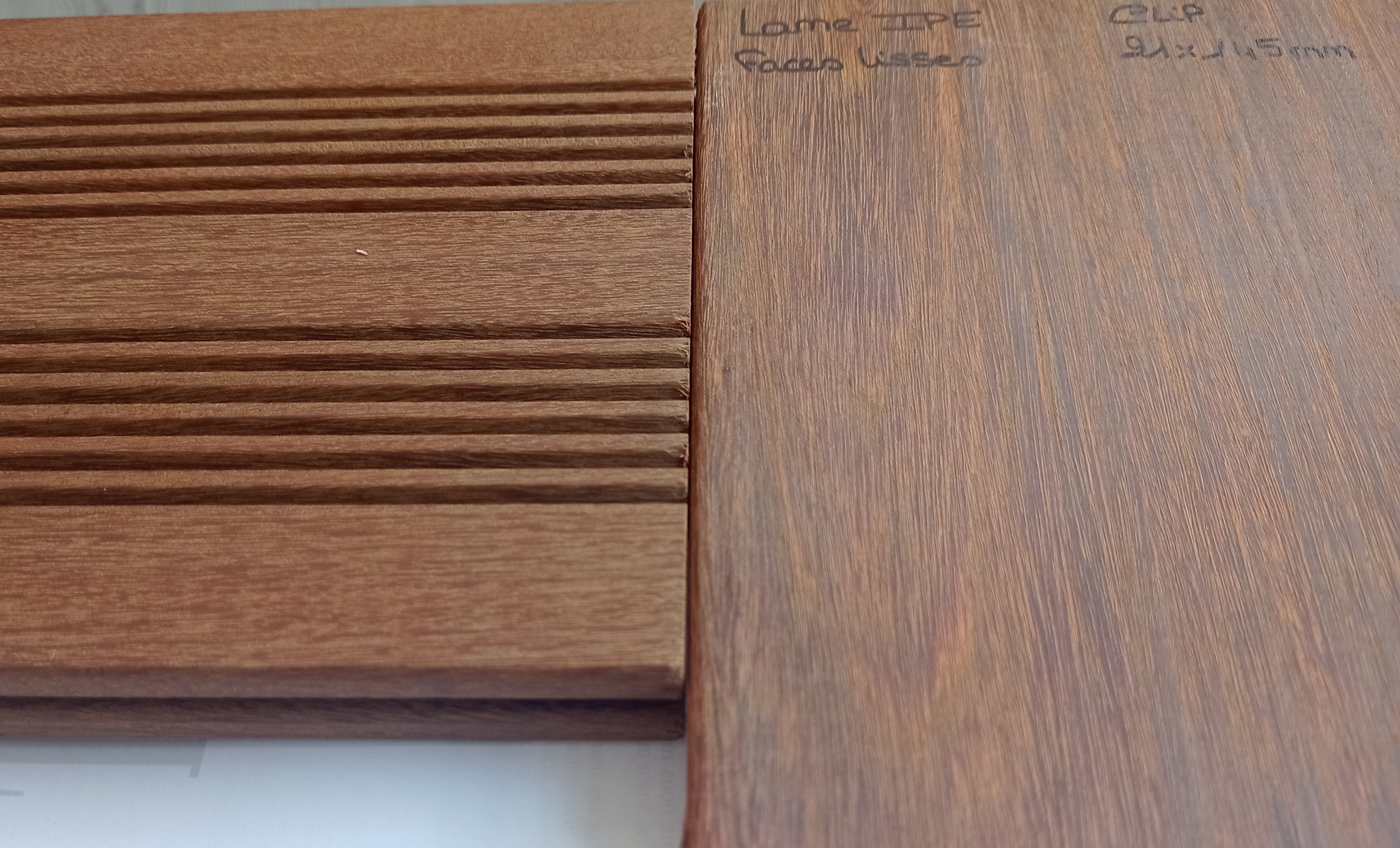 LAMES TERRASSE CLIP IPE 22X145 RAINURE | Panneaux VIDAL